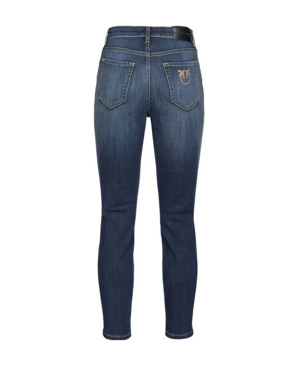 Pinko Sabrina Cropped Skinny Jeans - Blue