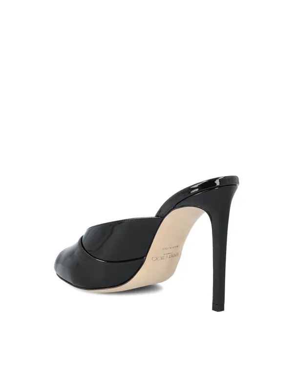JIMMY CHOO Brigitte Slip-on Mules - Black