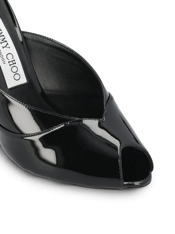 JIMMY CHOO Brigitte Slip-on Mules - Black