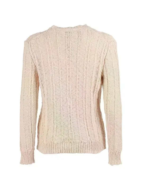 BALLANTYNE Raw Diamond Cable-knit Sweater
