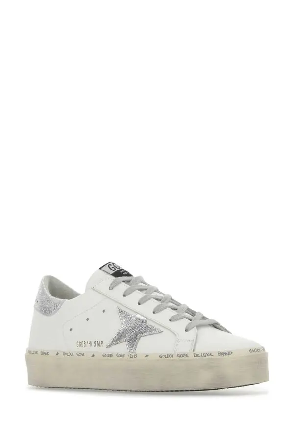 GOLDEN GOOSE Hi Star Leather Sneakers