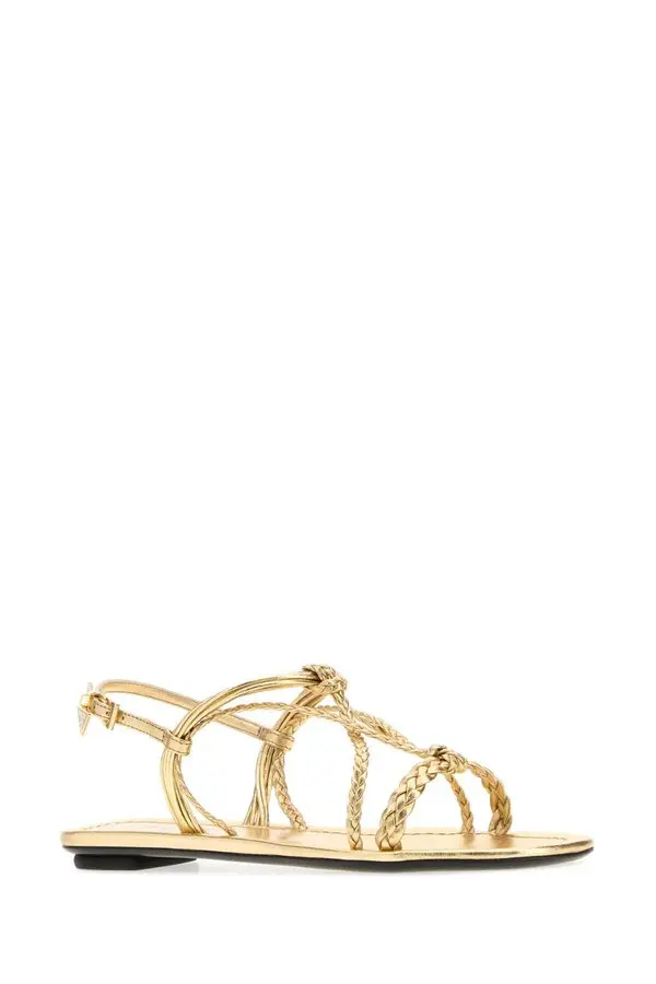 Prada Nappa Leather Braided Sandals