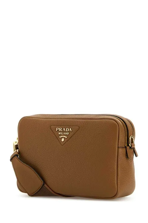 Prada Leather Crossbody Bag - Brown