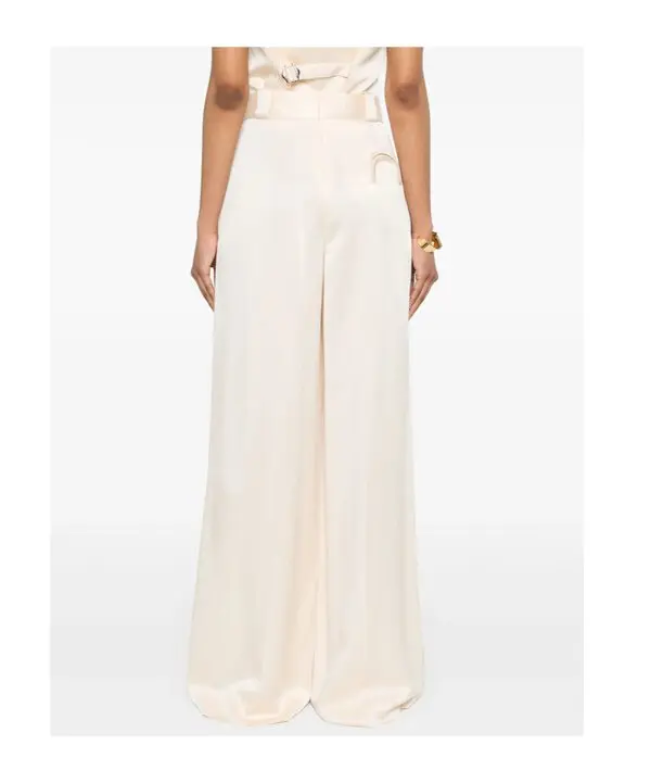 BLAZÉ MILANO High-waisted Wide-leg Trousers