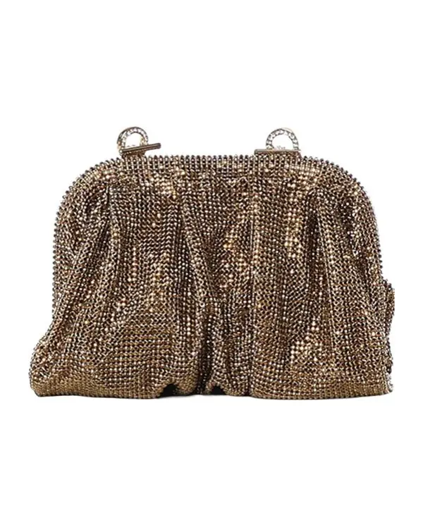 Benedetta Bruzziches Embellished Chain Shoulder Bag - Brown