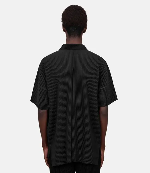 Issey Miyake Homme Plissé Monthly Colors May Pleated Shirt - Black