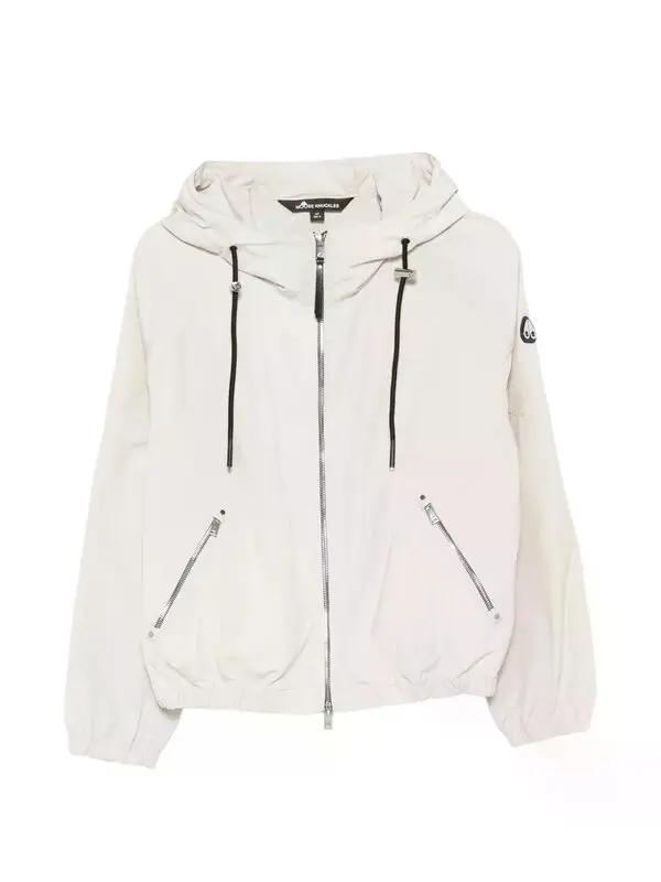 Moose Knuckles Beige Hooded Drawstring Jacket - Neutrals