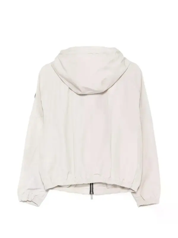 Moose Knuckles Beige Hooded Drawstring Jacket