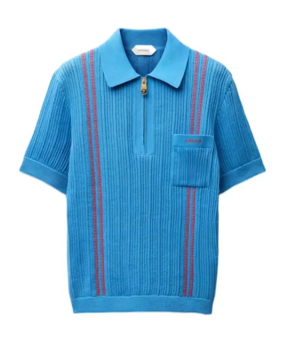 Versace Logo-embroidered Knitted Polo Shirt