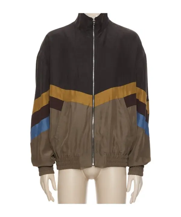 Valentino Garavani Zip-up Long-sleeved Coat - Gray
