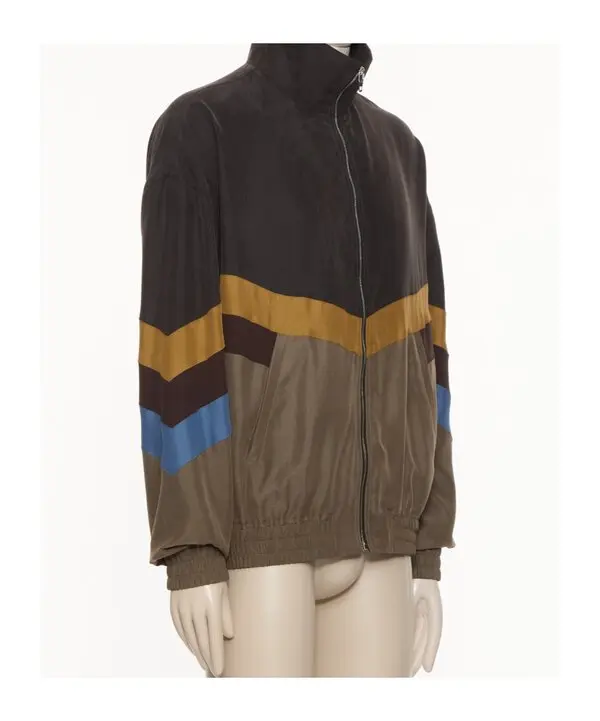Valentino Garavani Zip-up Long-sleeved Coat - Gray