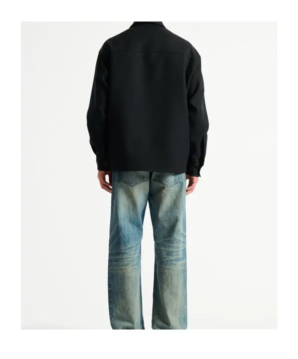 Balmain Wool Twill Overshirt