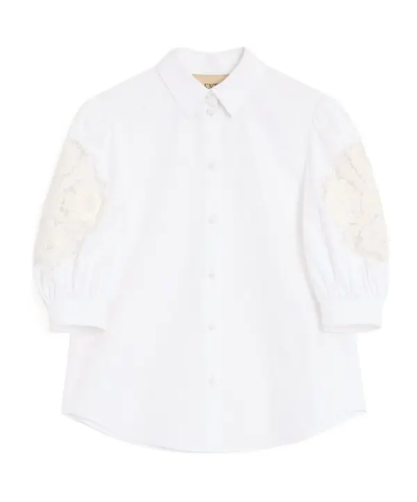 Valentino Garavani Embroidered Poplin Shirt
