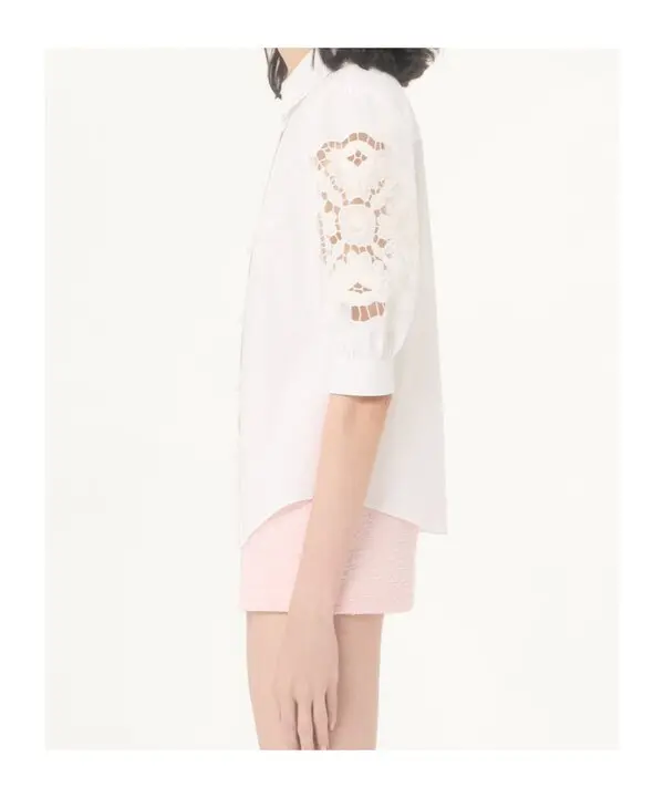 Valentino Garavani Embroidered Poplin Shirt