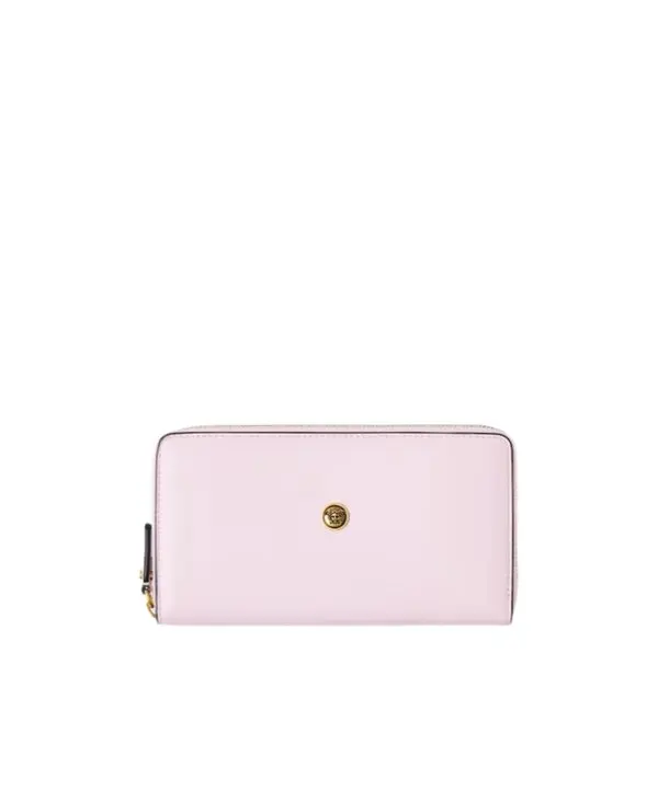 Versace Emblème Zipped Wallet - Pink
