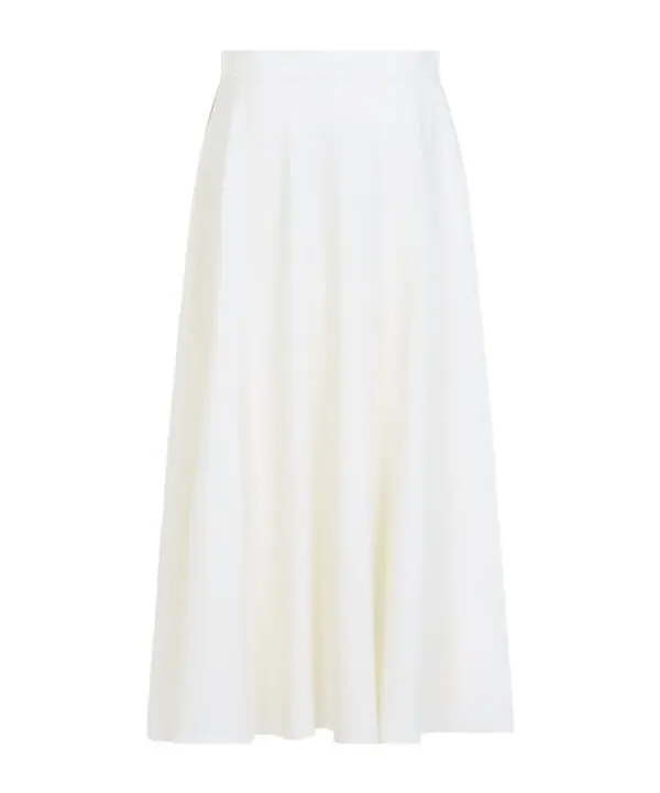 Ralph Lauren Button-down Skirt With Pleated Hem