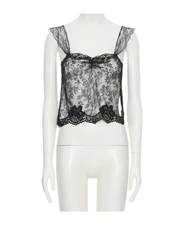 Valentino Garavani Sleeveless Lace Top