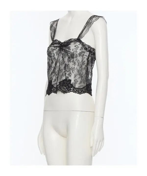 Valentino Garavani Sleeveless Lace Top