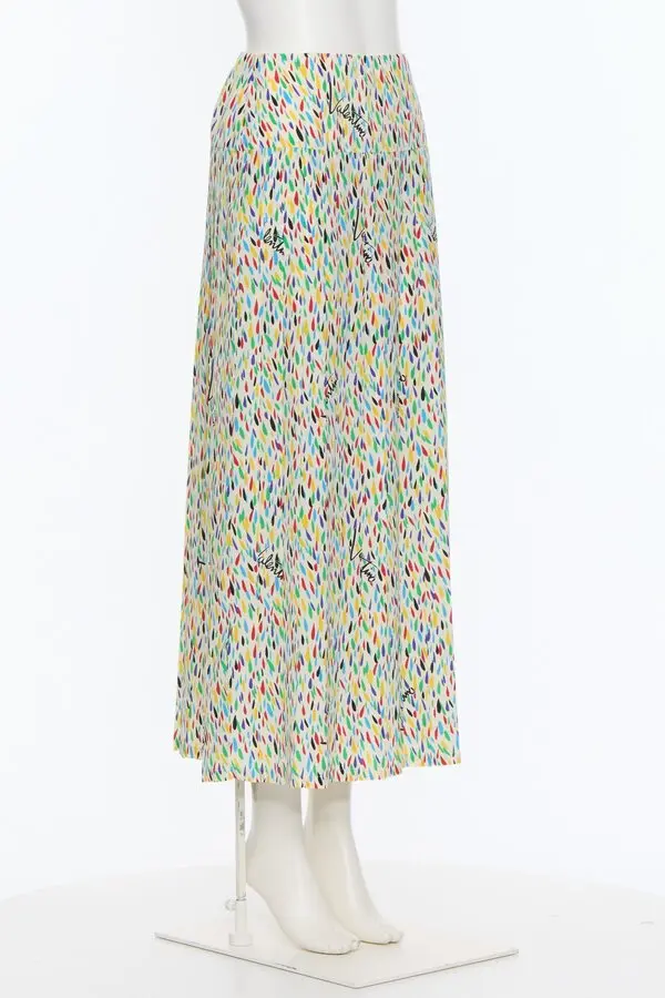 Valentino Garavani Patterned Midi Skirt