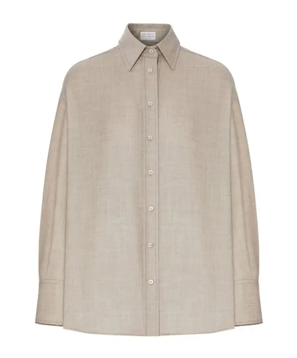Brunello Cucinelli Cashmere Long-sleeve Shirt