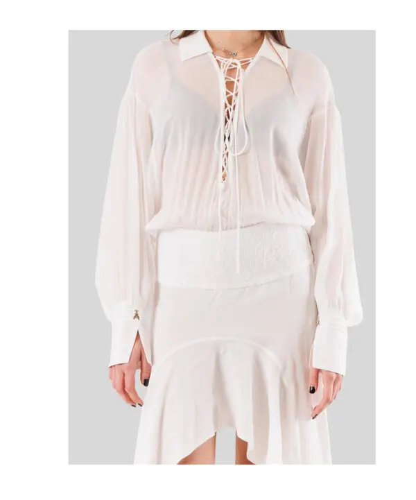 Patrizia Pepe Lace-trim High-low Dress
