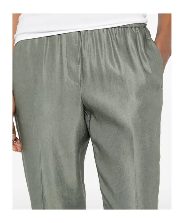 Peserico Elasticated Waistband Tapered Trousers