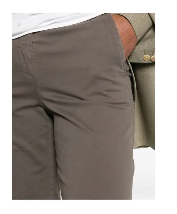Peserico Wide-leg Cotton-twill Trousers