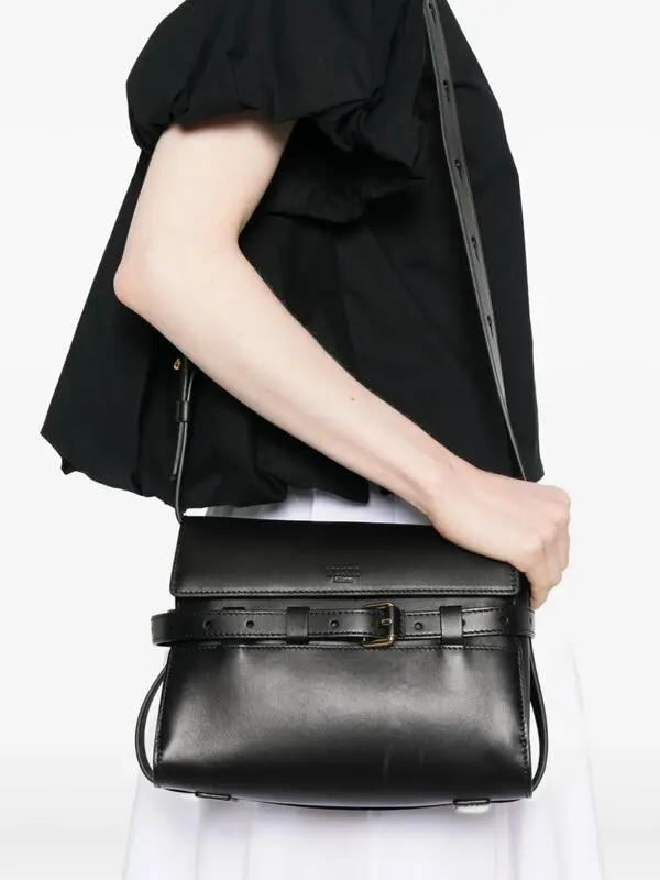 Moschino Buckle-strap Crossbody Bag