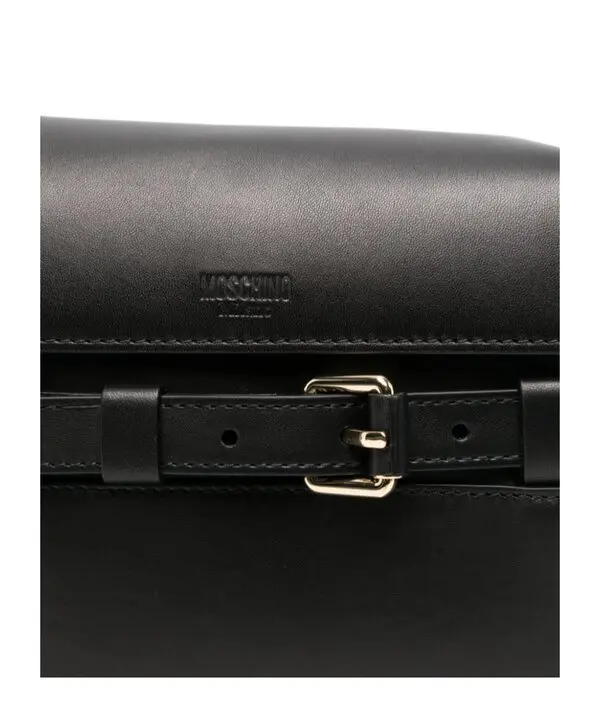Moschino Buckle-strap Crossbody Bag