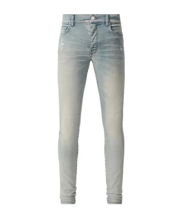 Amiri Cotton Jeans With Belt Loops