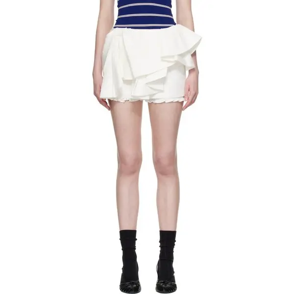 SHUSHU/TONG Ruffled Mini Skirt