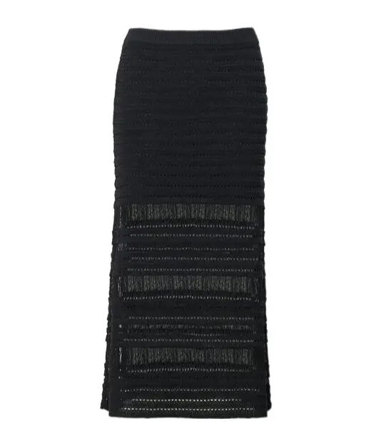 RAG  BONE Rag & Bone Ribbed Midi Skirt