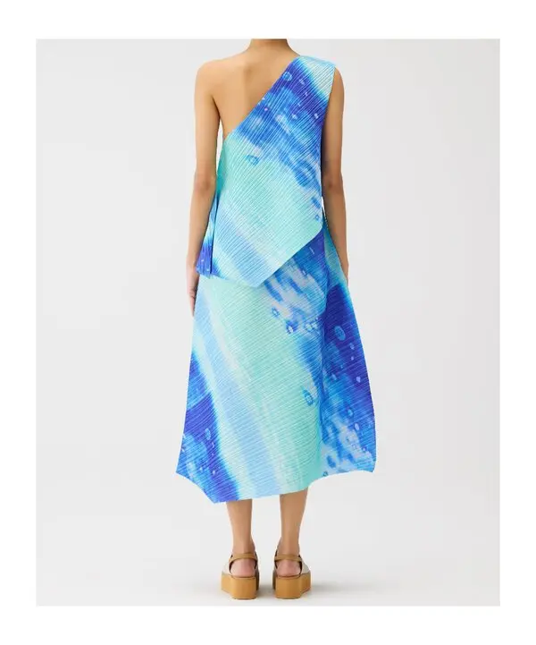 PLEATS PLEASE BY ISSEY MIYAKE Pleated One-shoulder Top