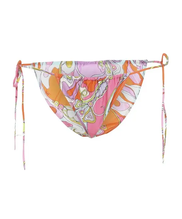 Emilio Pucci Orchidee Tie-side Bikini Briefs - Multicolor