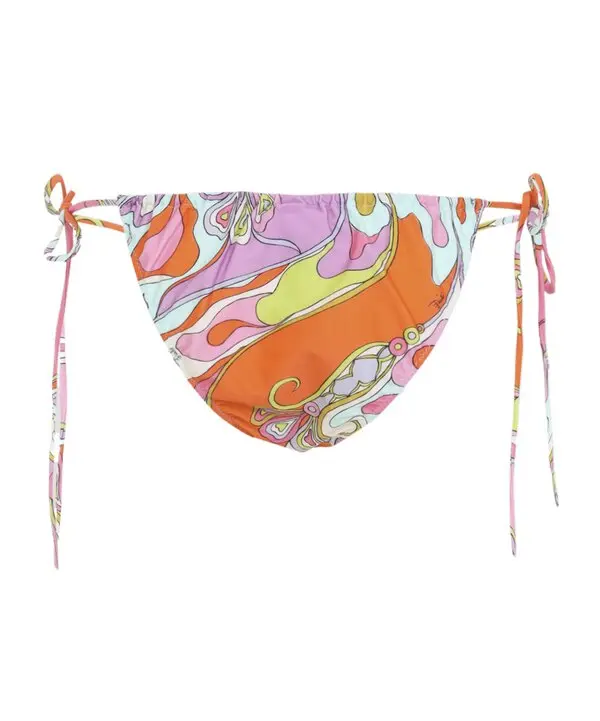 Emilio Pucci Orchidee Tie-side Bikini Briefs - Multicolor