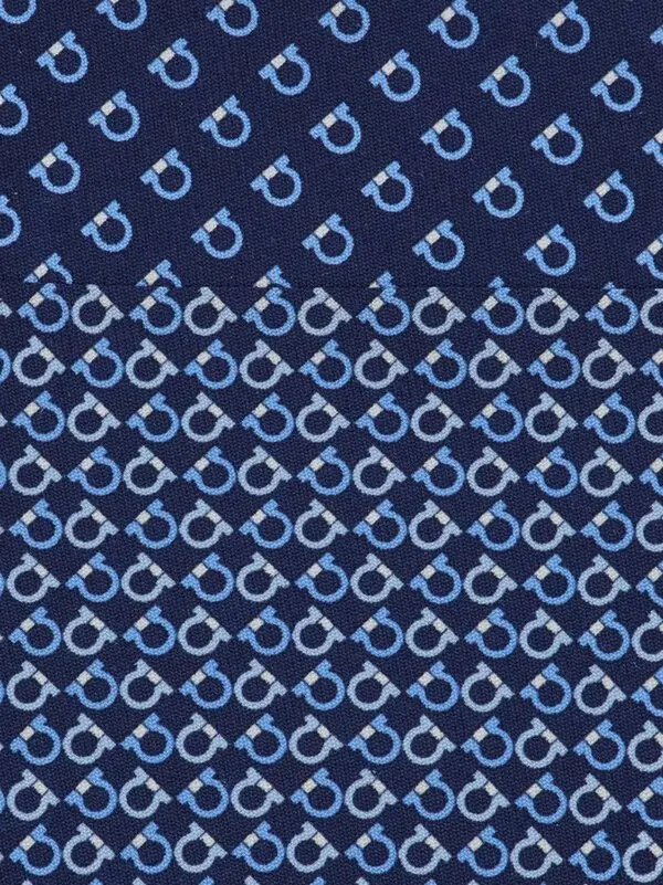 FERRAGAMO Gancini Check Neck Tie