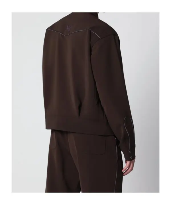 Needles Piping Cowboy Jacket In Stretch Polyester