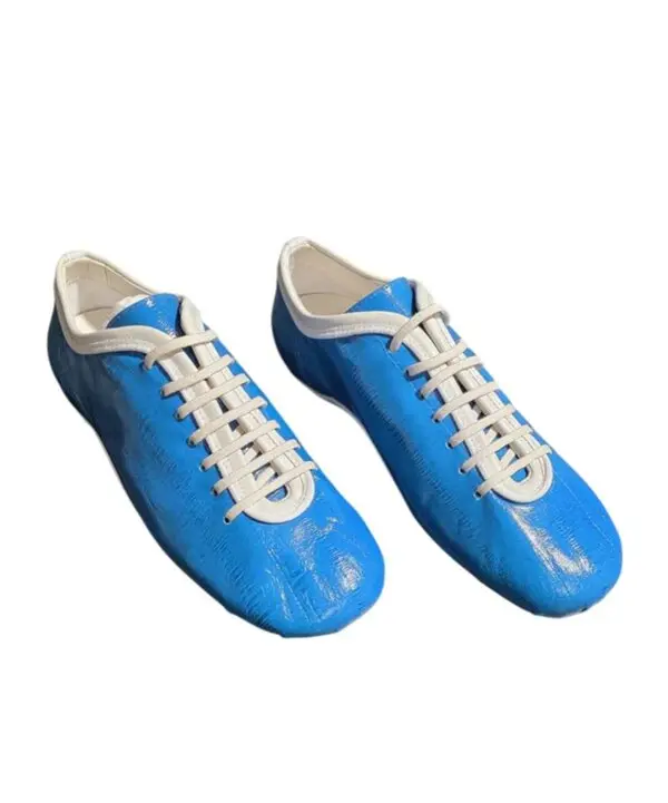 Dries Van Noten Round Toe Lace Up Sneakers
