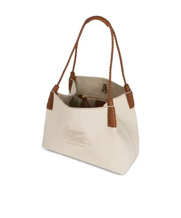 Etro Pegaso Canvas Shoulder Bag