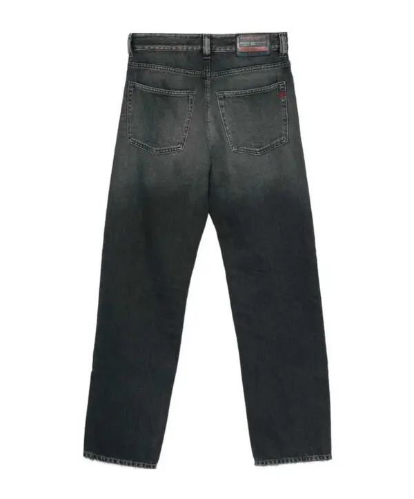 DIESEL® 1988 D-ark Distressed-finish Straight-leg Jeans
