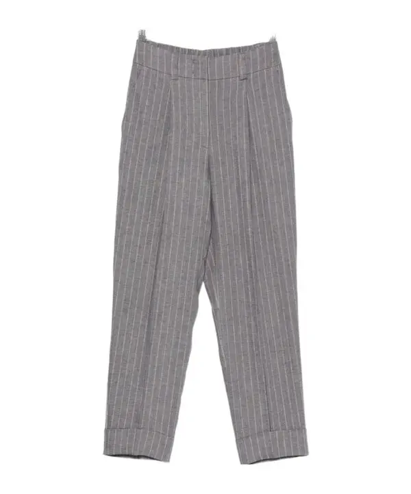 Peserico Pinstripe Pleated Trousers