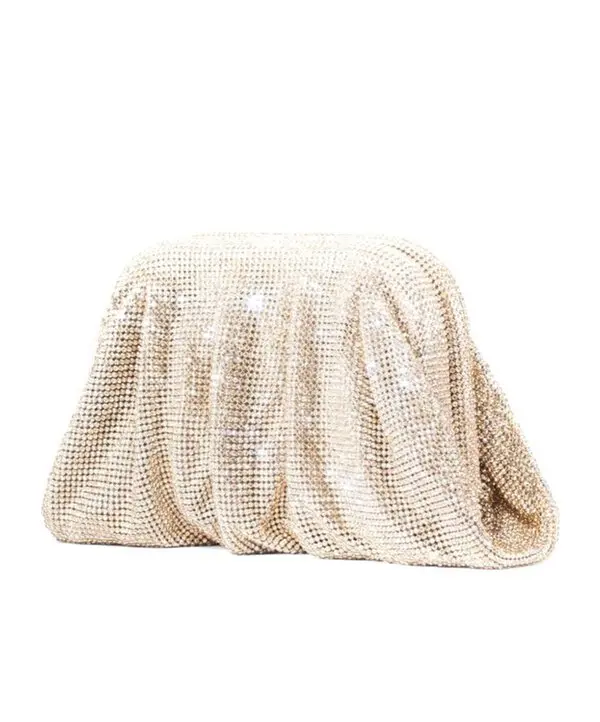 Benedetta Bruzziches Crystal Chain Clutch Bag