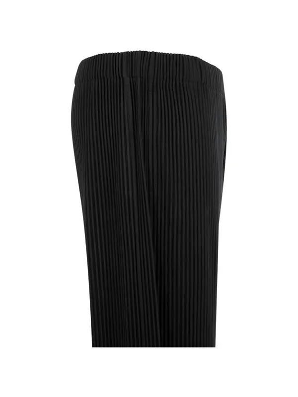 Issey Miyake Pleated Wide Leg Trousers