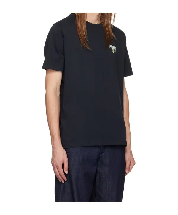 Paul Smith 3d Zebra-print Cotton T-shirt - Black