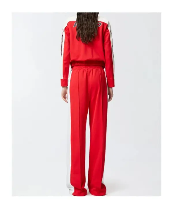 Pinko Logo Appliqué Wide-leg Track Shorts