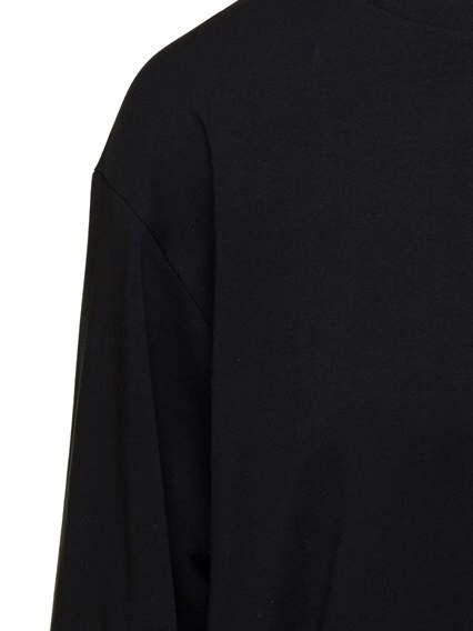 THE ROW Roundneck Long Sleeve T-shirt - Black