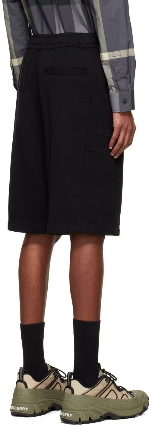 Burberry Elasticated Waist Track Shorts With Logo Detailing