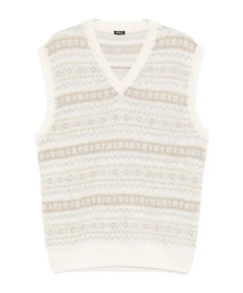 Kiton V-neck Knitted Vest