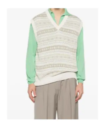 Kiton V-neck Knitted Vest