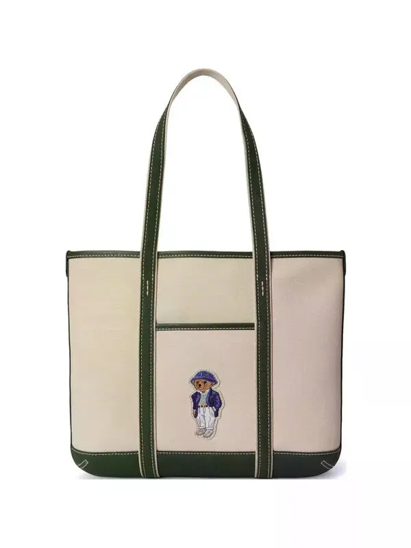 Polo Ralph Lauren Embroidered Patch Shopper Tote